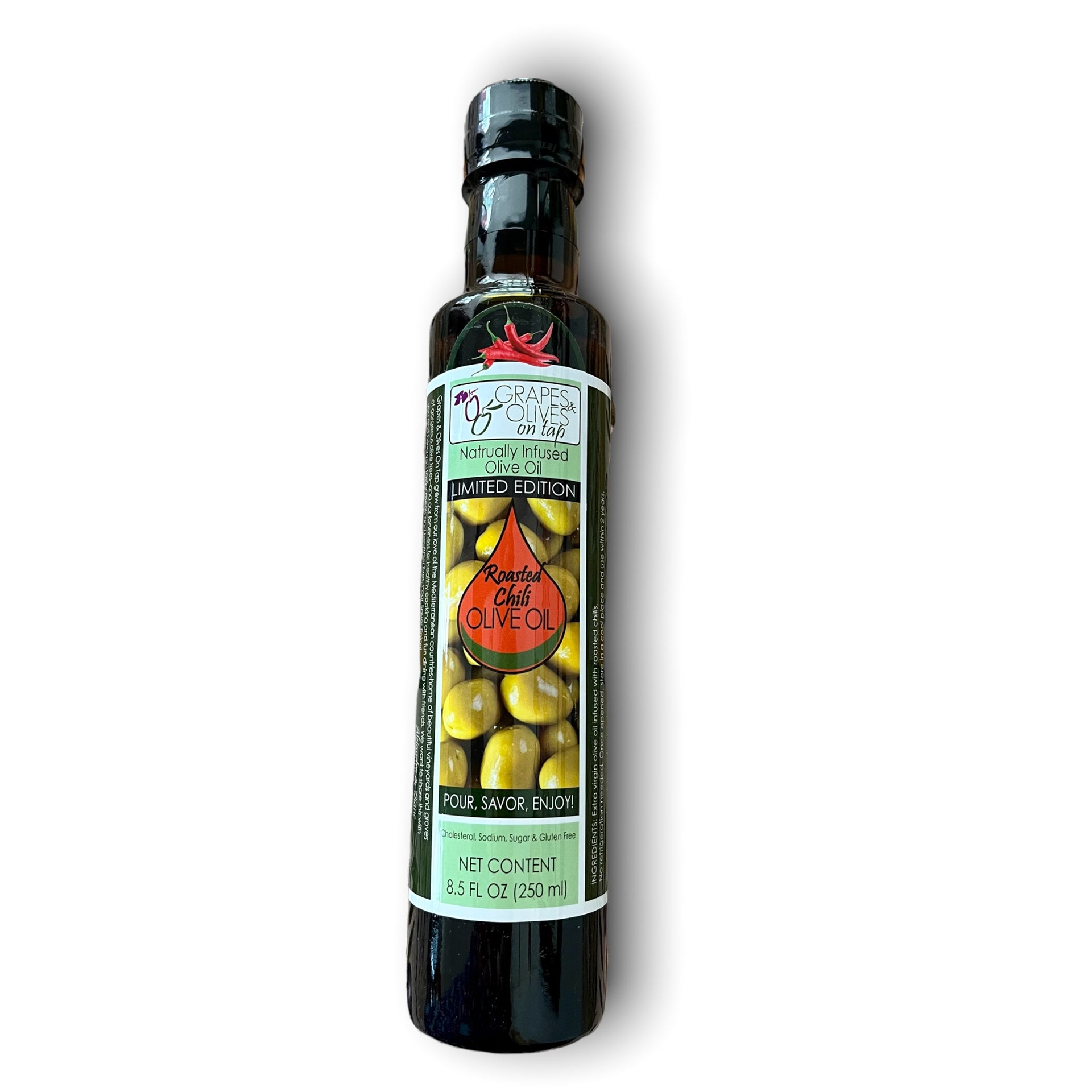 Grapes & Olives On Tap Naturally Infused Balsamic Vinegar & Olive Oil